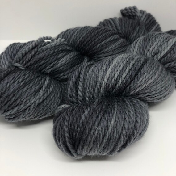 Eclipse aran weight hand dye yarn superwash merino semisolid | Etsy