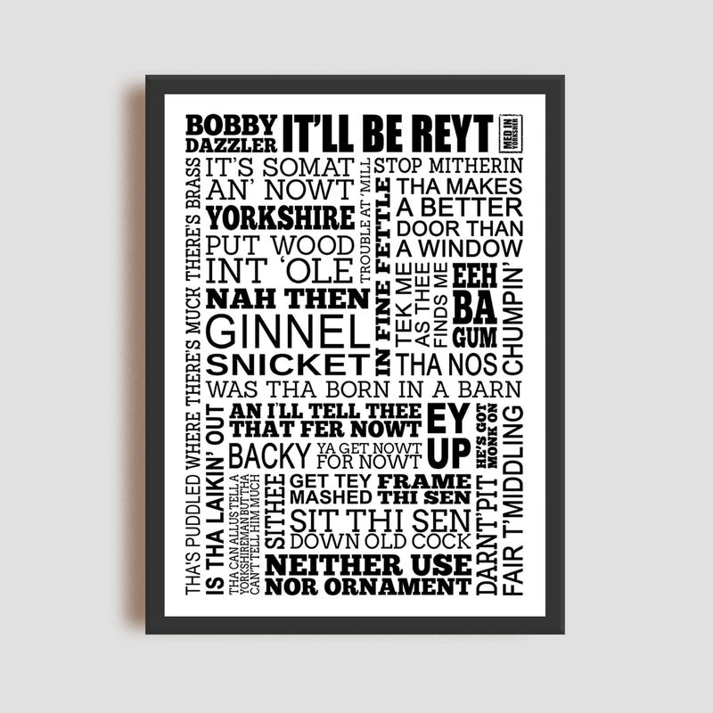 Yorkshire Print - Etsy UK