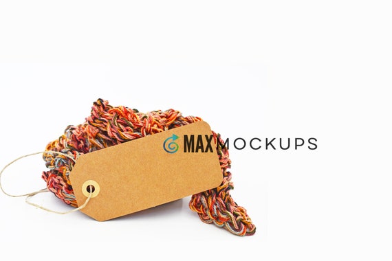 Hangtag Yarn Background MOCKUP Crafts Backdrop Styled Stock | Etsy