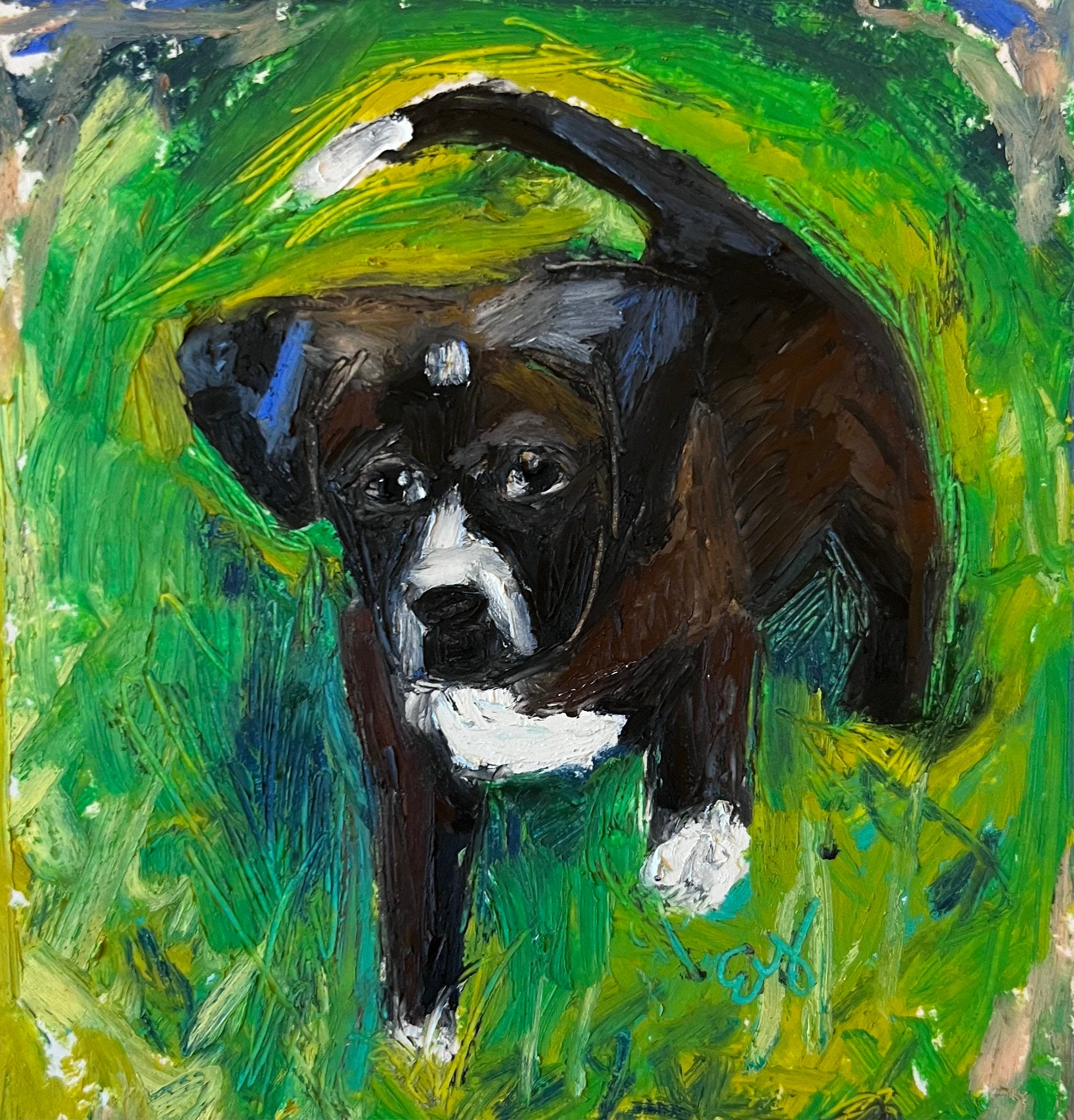 Custom Pet Oil Pastel, Dog Portrait, Original Artwork, Commission ...