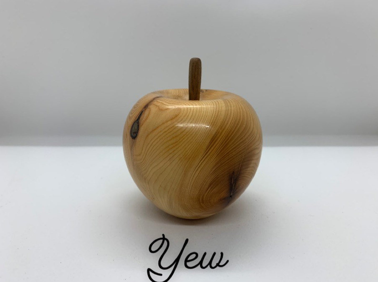 Handmade Wooden Apple Fruit Wood Woodturning Gift - Etsy