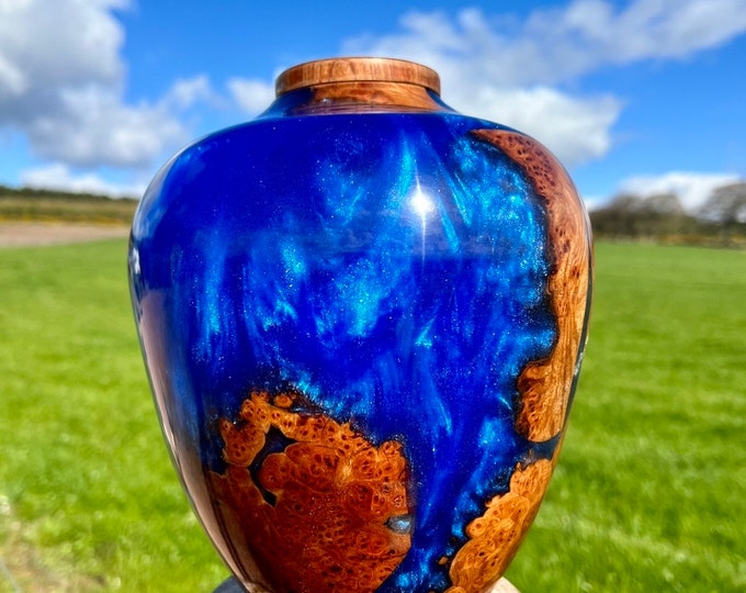Handmade Oak Wooden Urn, Woodturning - Etsy