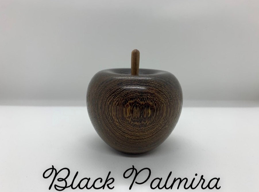 Handmade Wooden Apple Fruit Wood Woodturning Gift | Etsy UK