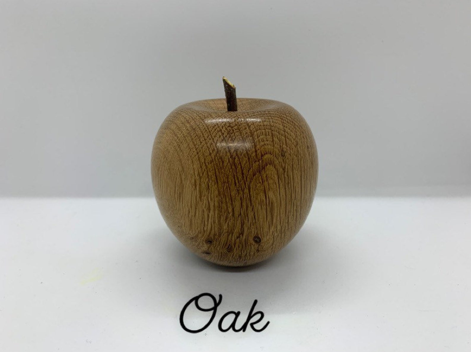 Handmade Wooden Apple Fruit Wood Woodturning Gift | Etsy UK