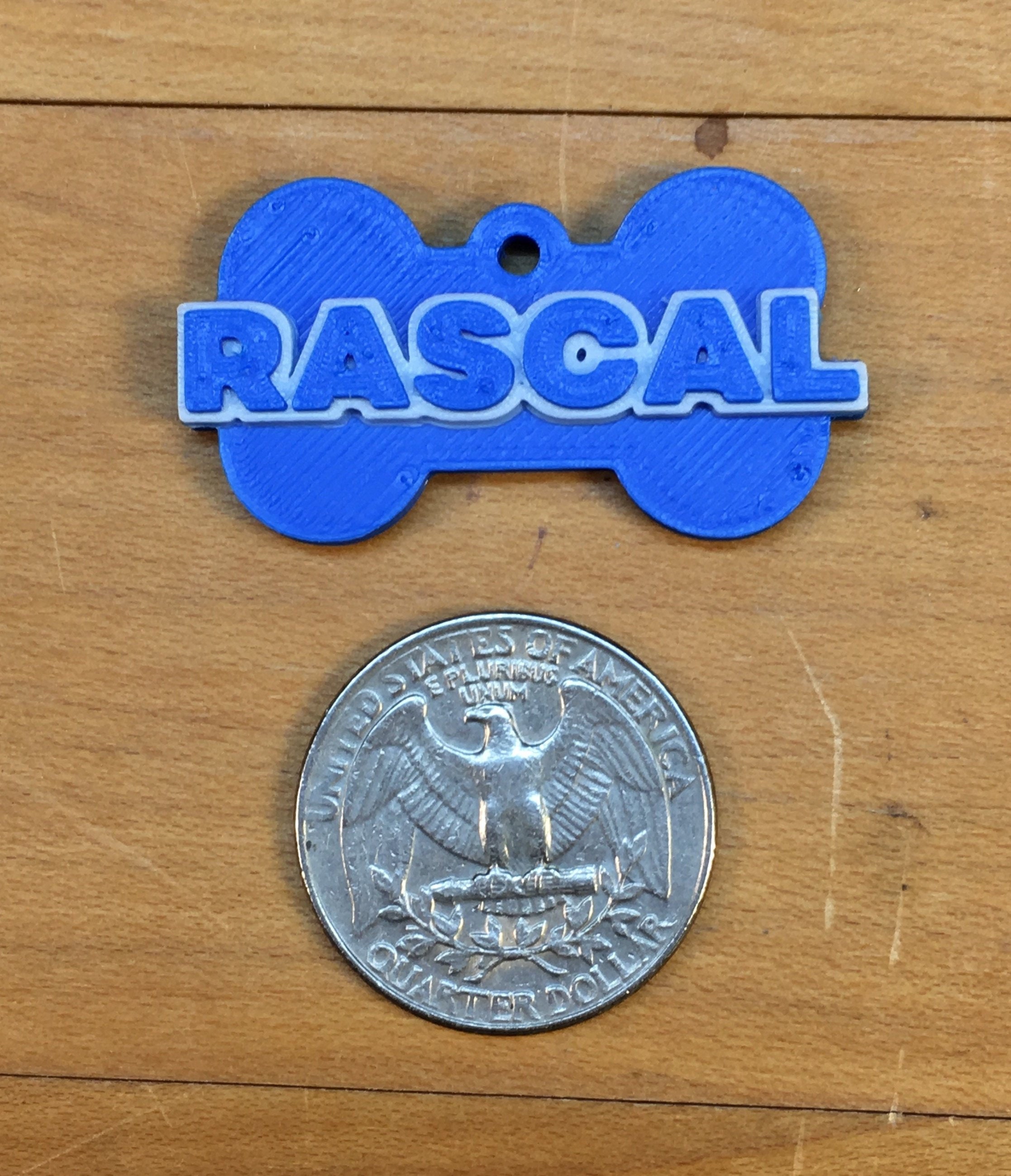 Dog ID Tag - Bone Shape - Fully Customizable - Plastic - Etsy