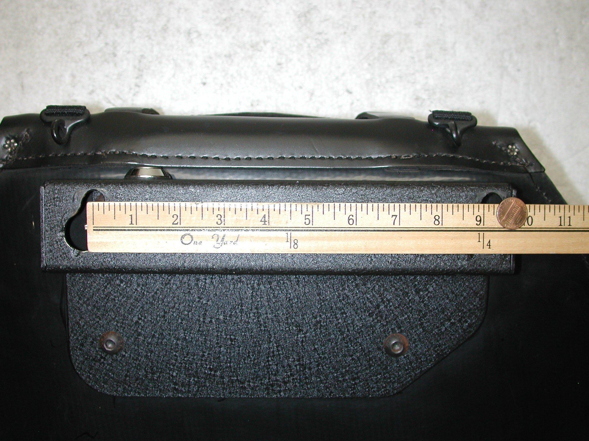 HARLEY DAVIDSON Softail Sportster DYNA Leather Quick Release Saddlebags ...