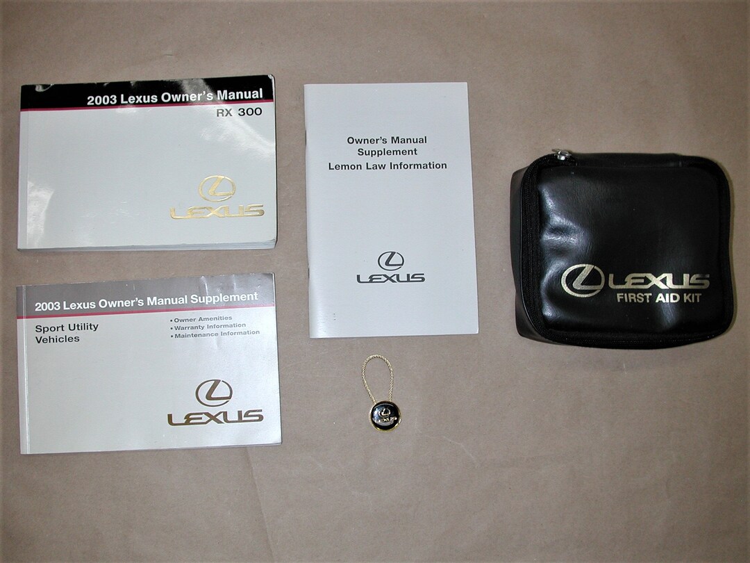 Lexus RX300 OEM Owner Manual Key Chain First Aid Kit - Etsy