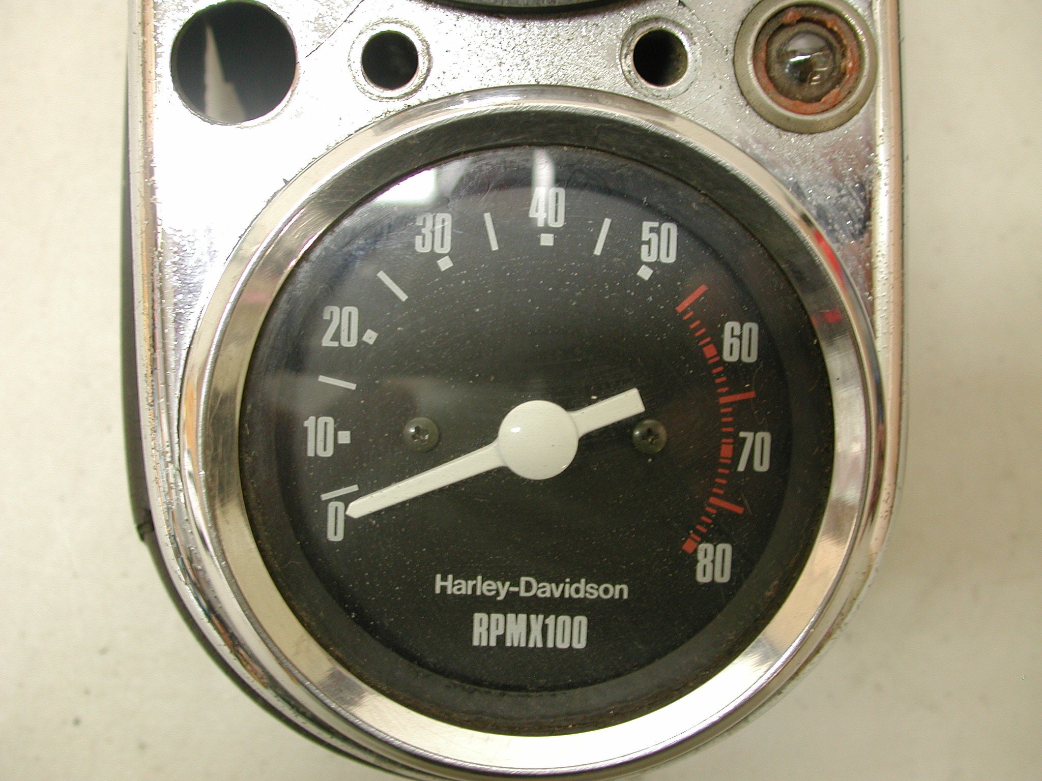Vintage HARLEY DAVIDSON Shovelhead OEM Motorcycle Speedometer ...