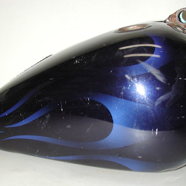 Motorcycle Gas Tank Flames Decal - Etsy