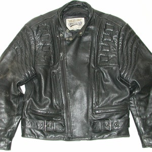 Open Road Men's Black Armor Leather Motorcycle Biker Jacket Size M - Etsy