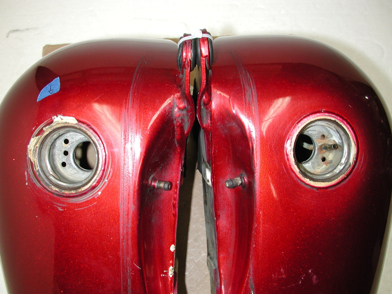 HARLEY DAVIDSON Softail Heritage 1984-1999 OEM Motorcycle Fuel Split ...