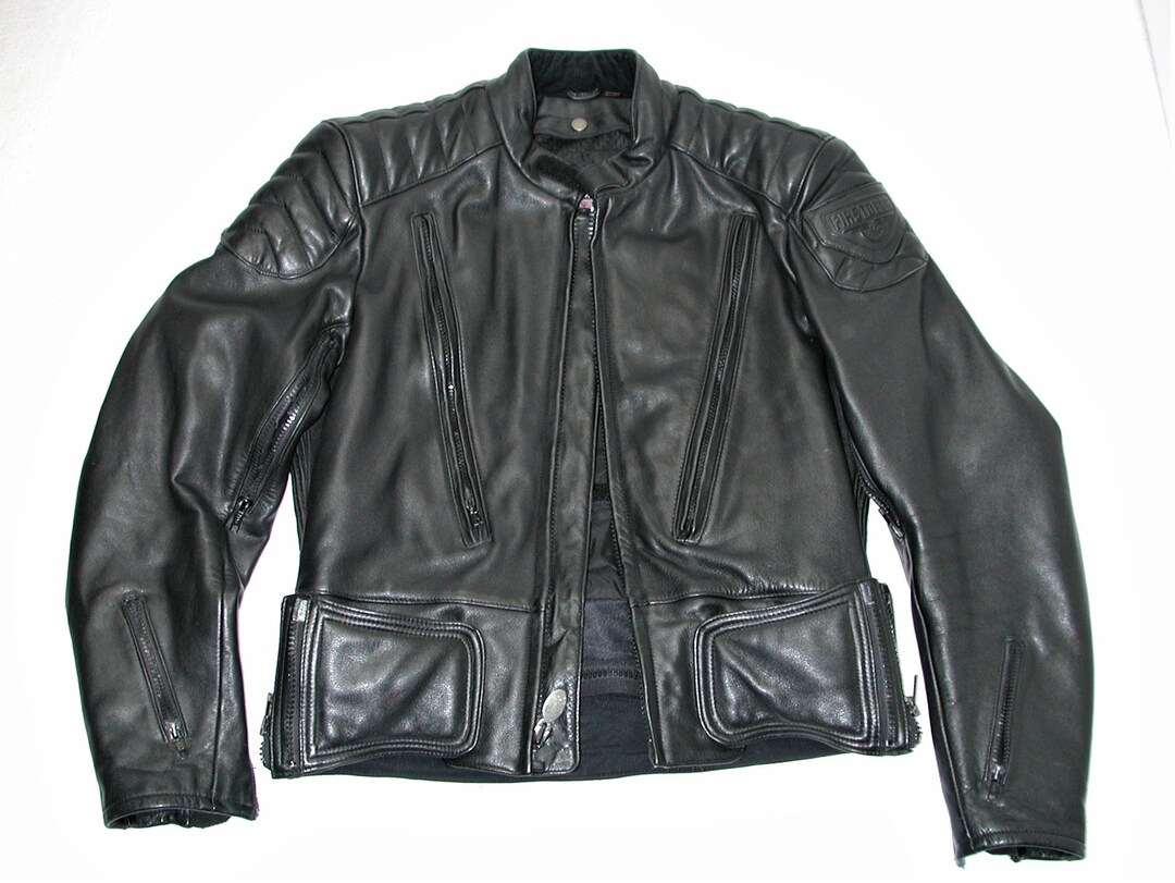 Vintage FIRSTGEAR Men's Black Motorcycle Leather Jacket Sixe:42 - Etsy