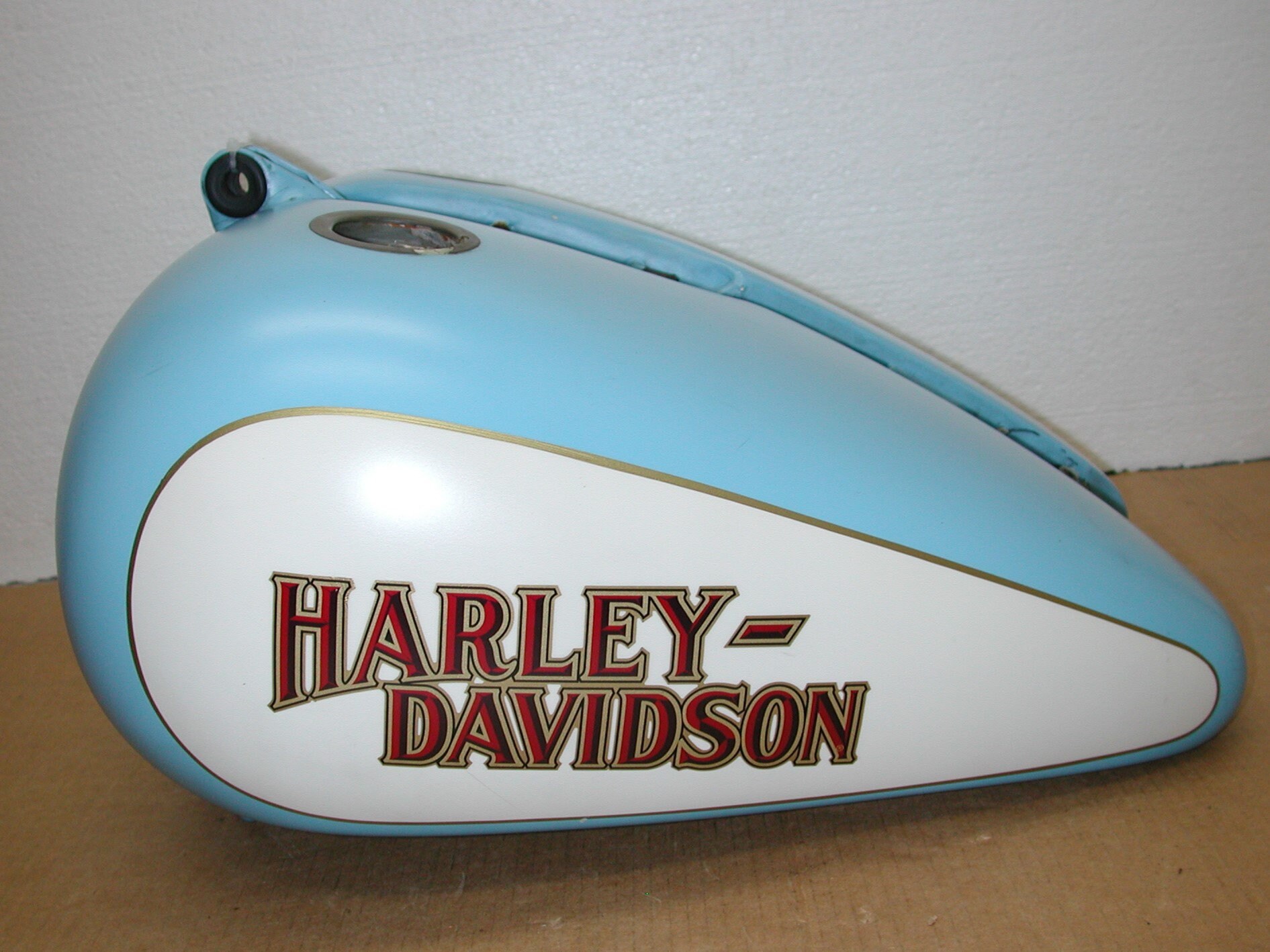 HARLEY DAVIDSON Softail Springer 1984-1999 OEM 5.2 Gal Split Fuel Gas ...