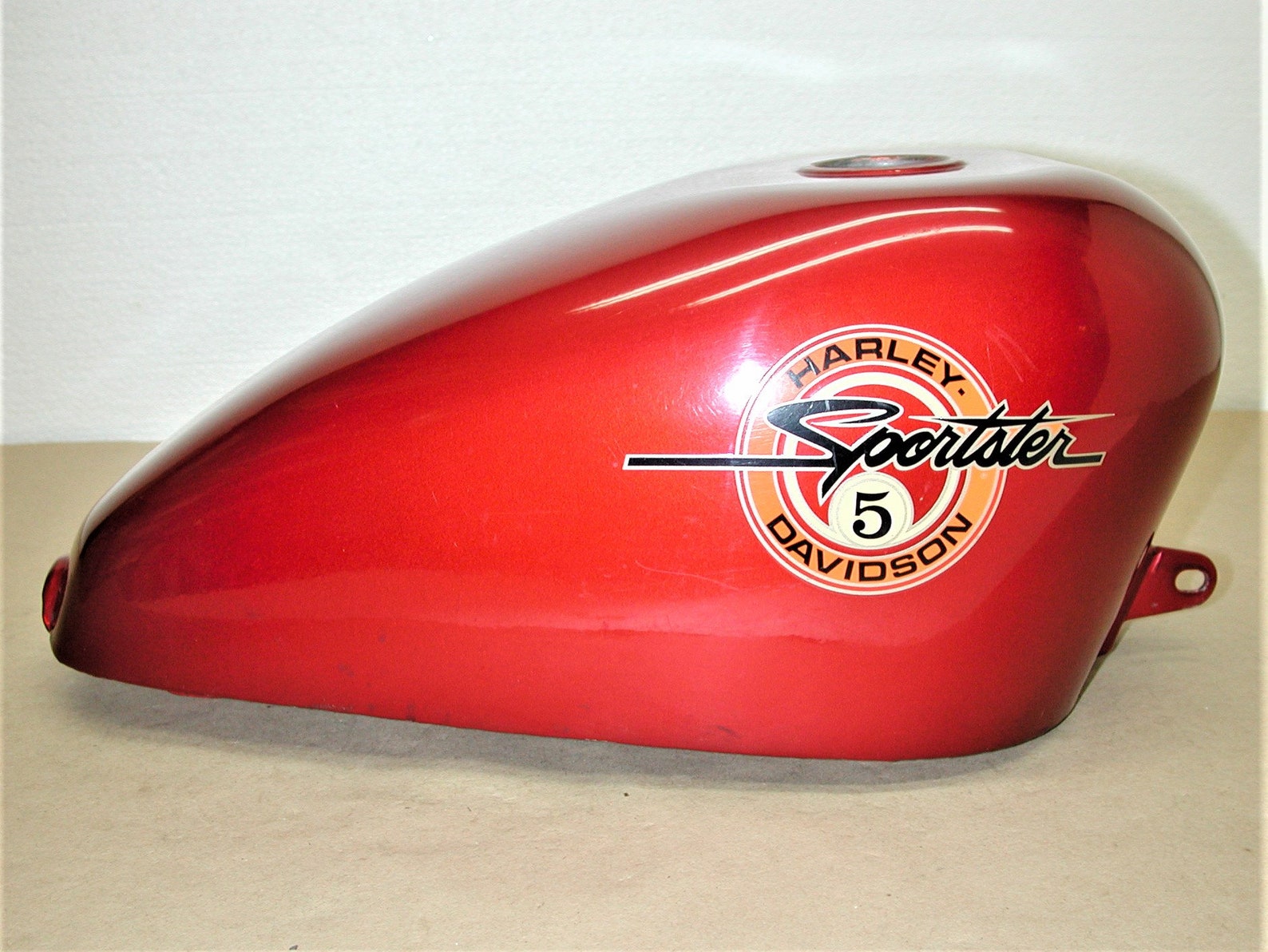 Harley Davidson Sportster XL OEM 2.2 Gallon Carburetor Motorcycle Fuel ...