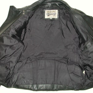 Open Road Men's Black Armor Leather Motorcycle Biker Jacket Size M - Etsy