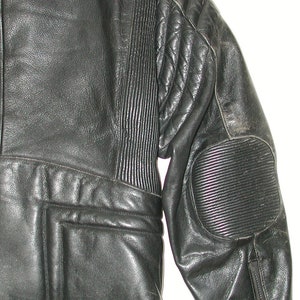 Open Road Men's Black Armor Leather Motorcycle Biker Jacket Size M - Etsy