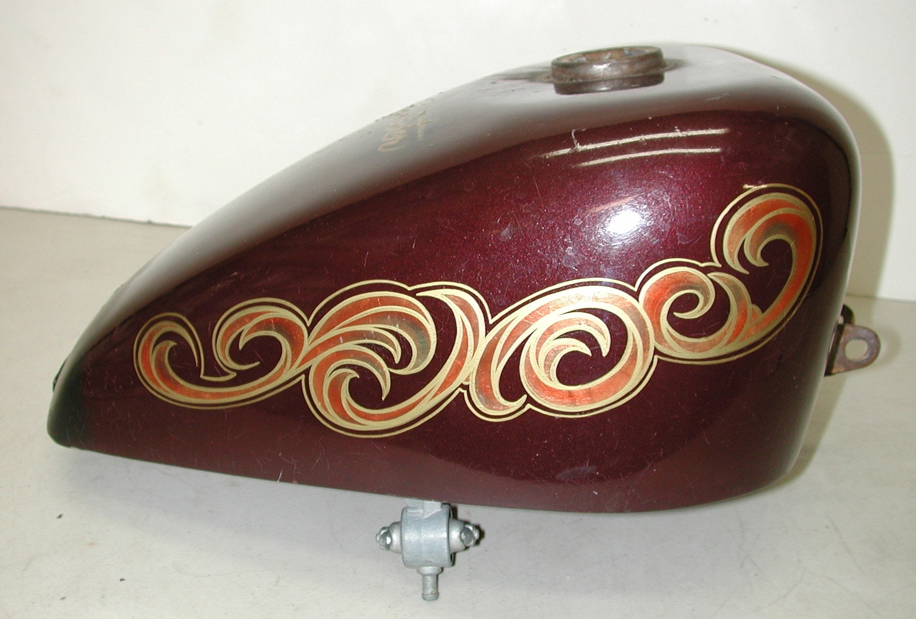 Vintage HARLEY DAVIDSON Sportster Flat Top Custom Paint Motorcycle Fuel Gas Tank Etsy UK