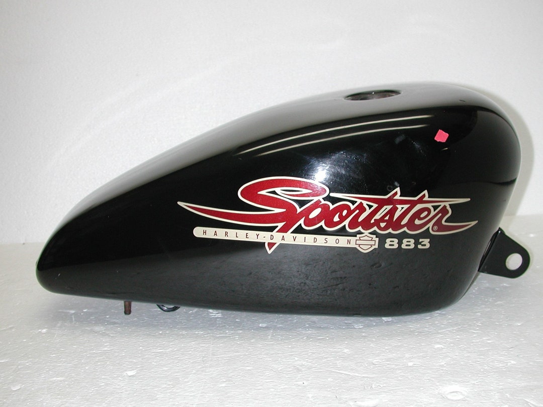 HARLEY DAVIDSON 1997 Sportster XL883 Black OEM Motorcycle Fuel Gas Tank ...
