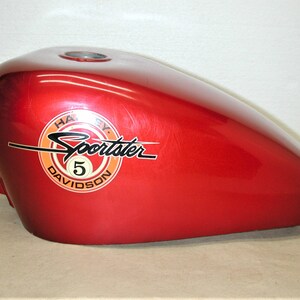 Harley Davidson Sportster XL OEM 2.2 Gallon Carburetor Motorcycle Fuel ...