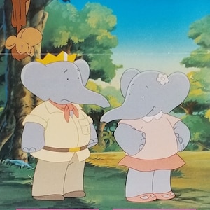 Babar: the Movie-original Vintage Movie Poster for Babar's Big Screen ...