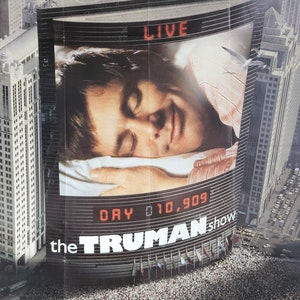 The Truman Show-original Vintage Movie Poster for Peter Weir's Comic ...