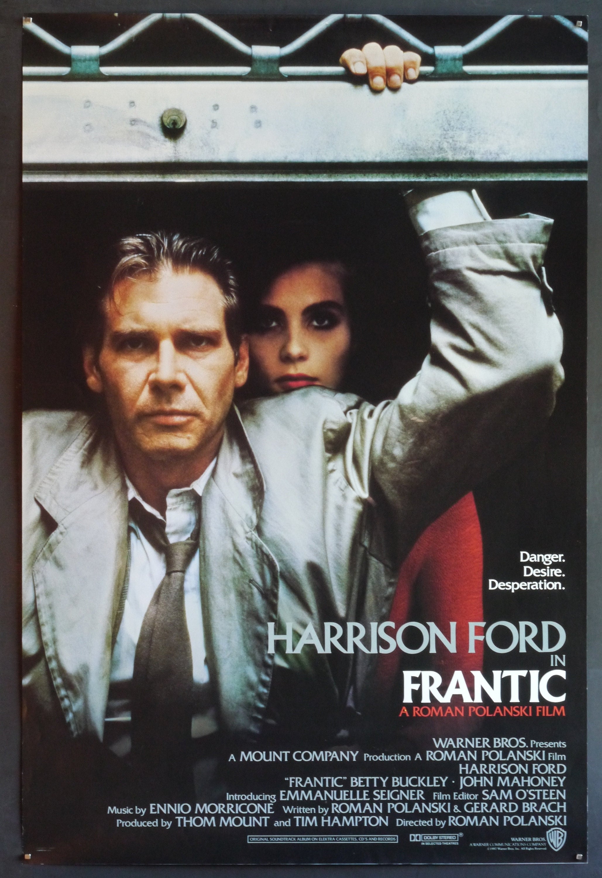 Frantic-an Original Vintage Movie Poster for Roman - Etsy UK