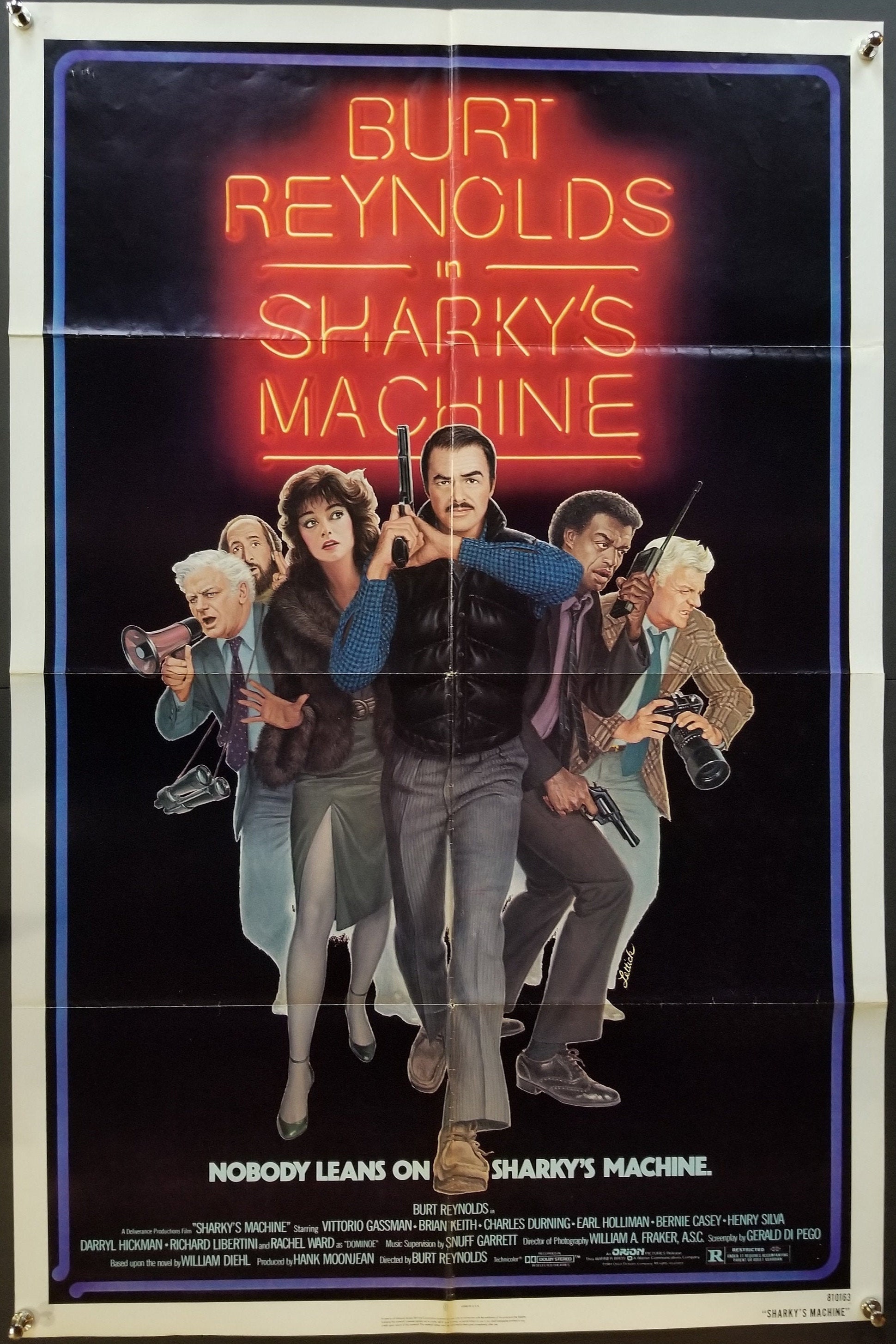 Sharky's Machine-a Rare Original Vintage Movie Poster of Burt Reynolds ...
