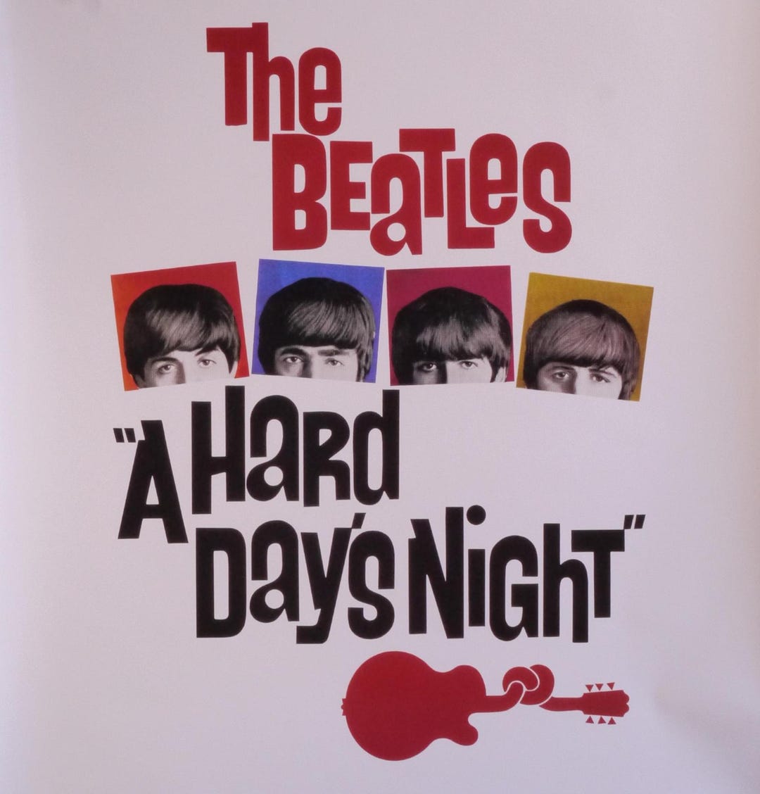 A Hard Days Night-original Vintage Movie Poster of the Iconic ...
