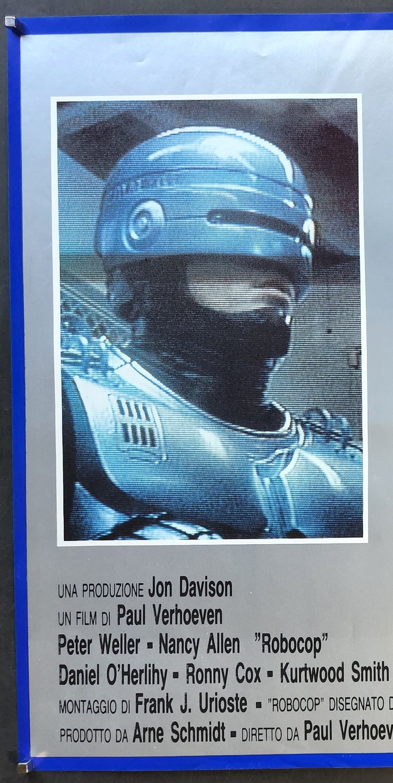 Robocop-an Original Vintage Italian Movie Poster of Paul Verhoeven's ...