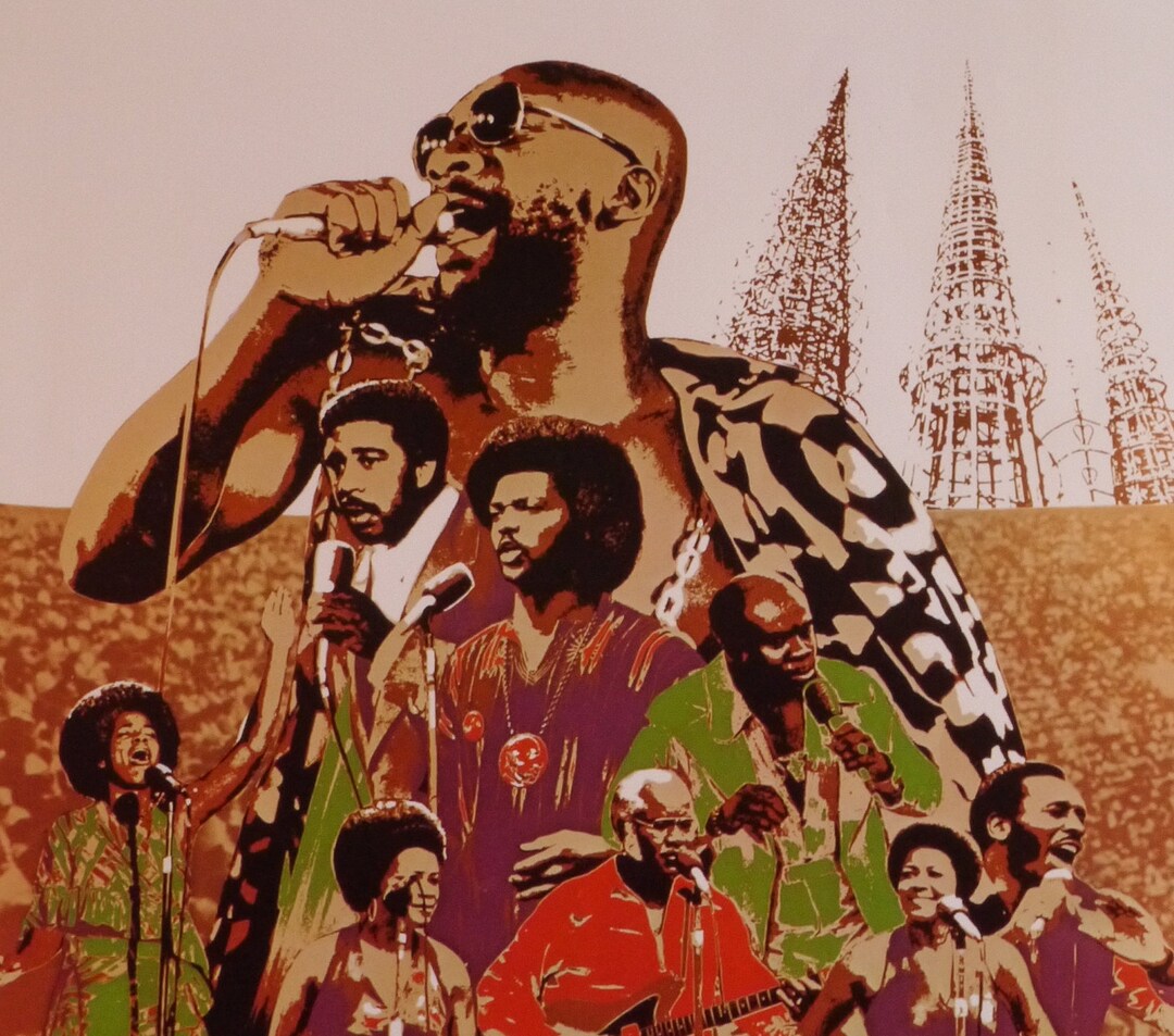 Wattstax-an Original Vintage Movie Poster for Mel Stuart's Music ...