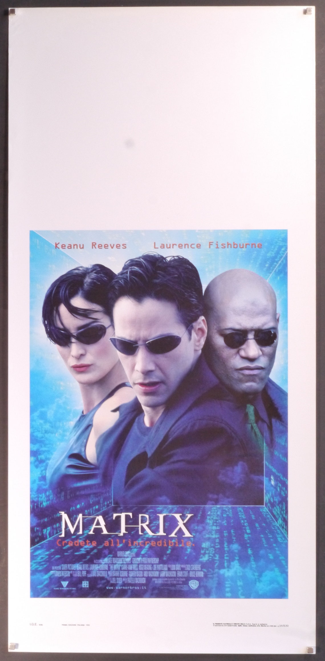 The Matrix-original Vintage Movie Poster of the Wachowskis | Etsy