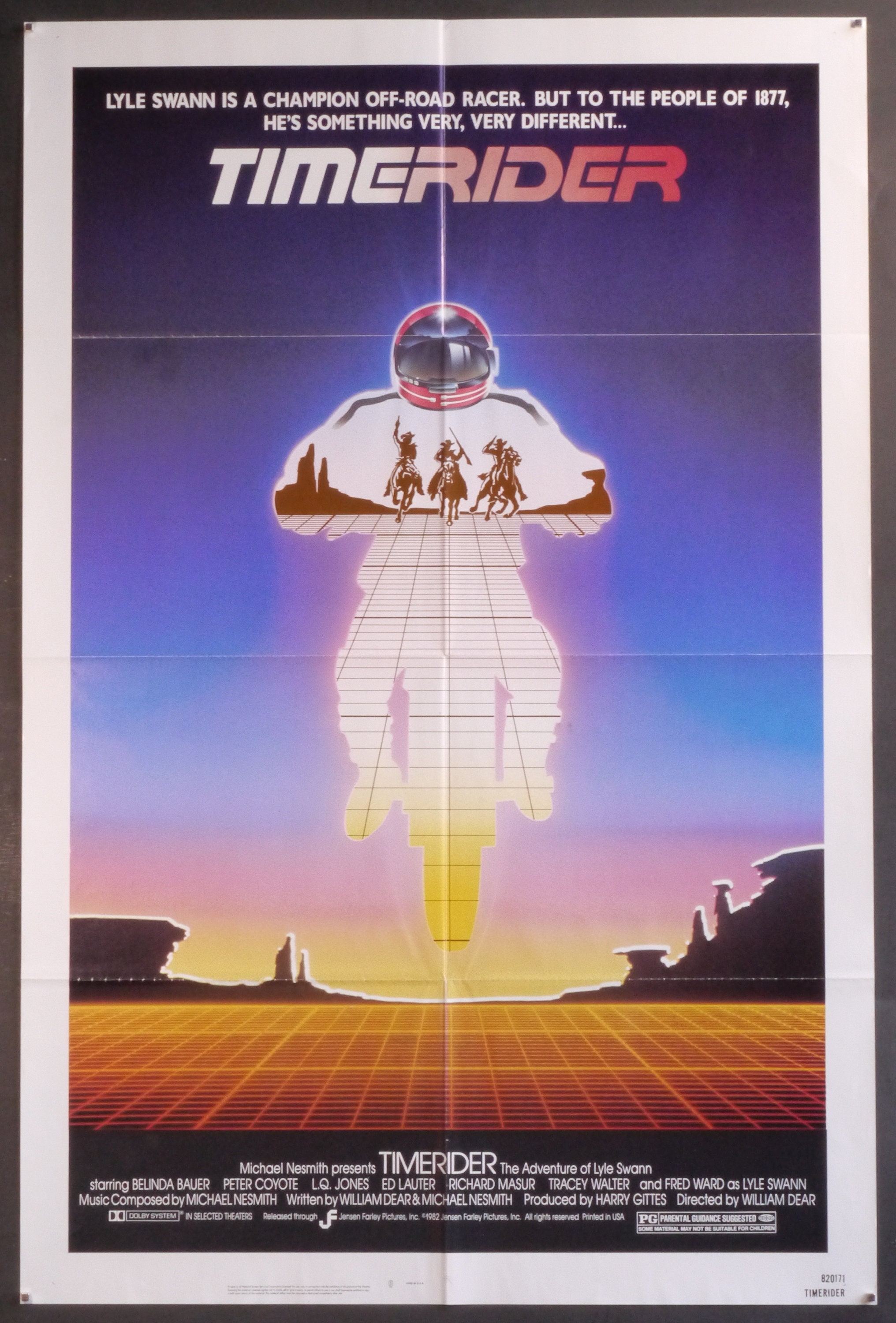 Timerider-Rare Original Vintage Movie Poster for the Time | Etsy