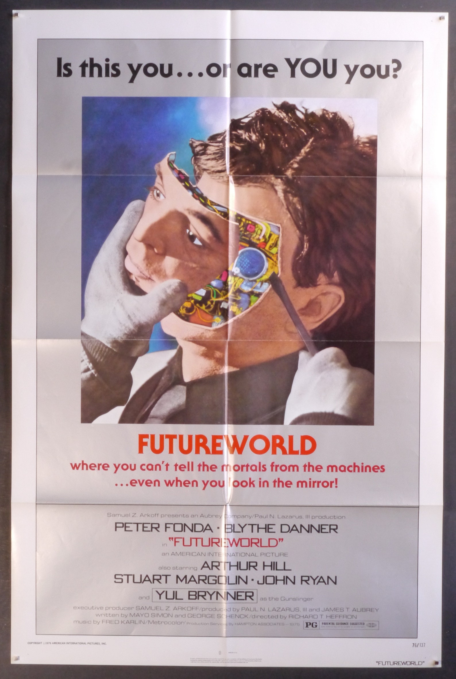 Futureworld-a Rare Original Vintage Movie Poster of the Westworld Robot ...