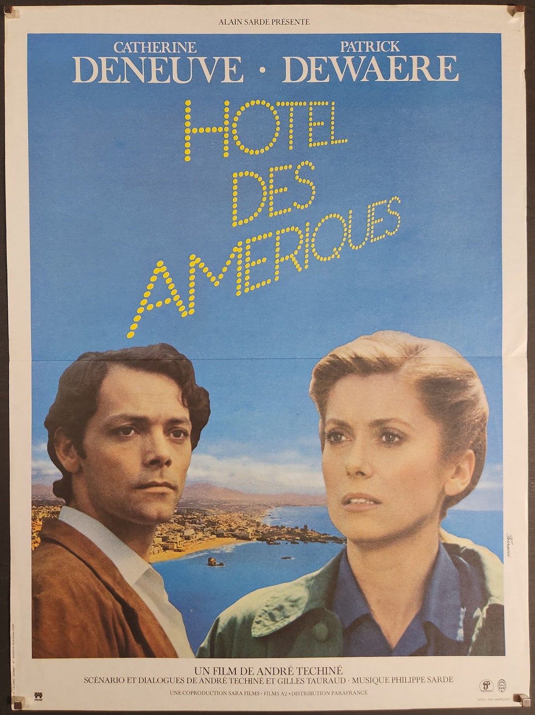 Hôtel Des Amériques-an Original Vintage Movie Poster for André Téchiné's Drama With Patrick ...