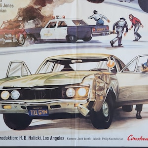 Gone in 60 Seconds-an Original Vintage Movie Poster for H.B. Halicki's ...