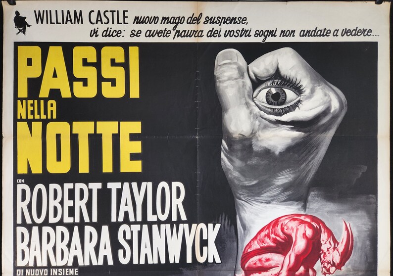 The Night Walker-a Rare Original Vintage Italian Movie Poster for ...
