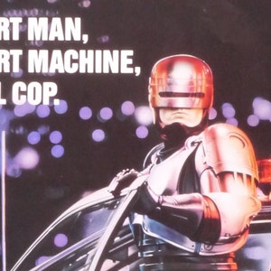 Robocop-original Vintage Australian Movie Poster of Paul Verhoeven's ...