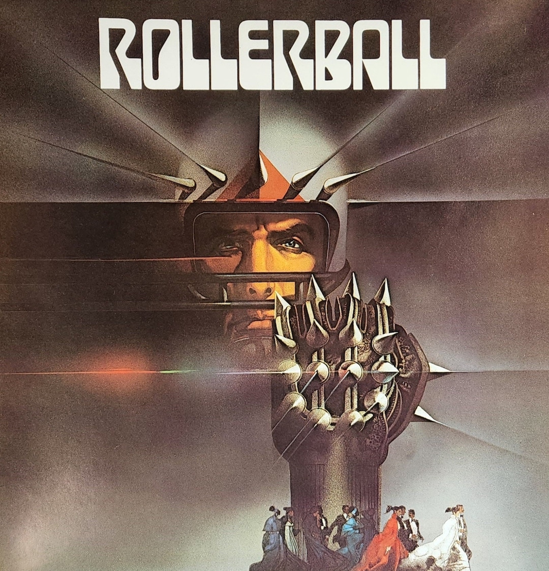 Rollerball-rare Original Vintage Movie Poster of Norman Jewison's ...