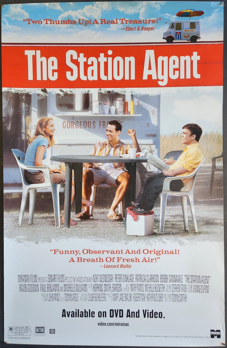 The Station Agent-an Original Movie Poster of Tom - Etsy