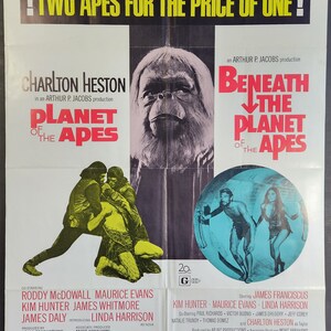 Planet of the Apes/beneath the Planet of the Apes-an Original Vintage ...