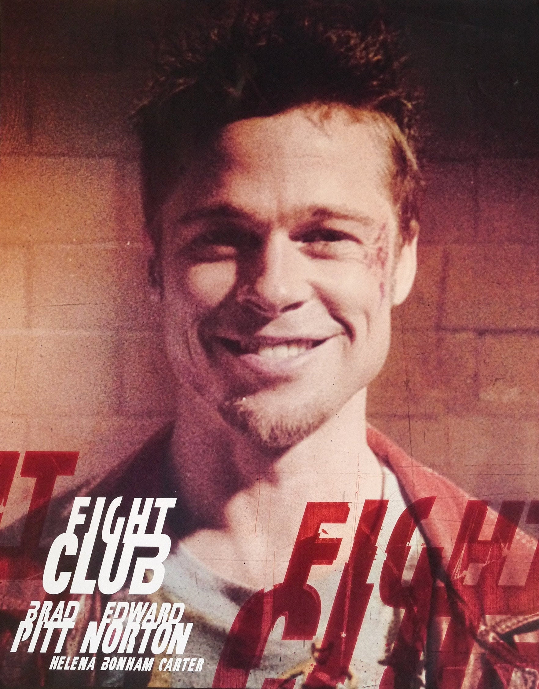 Fight Club-an Original Vintage Movie Poster of David Finchers | Etsy