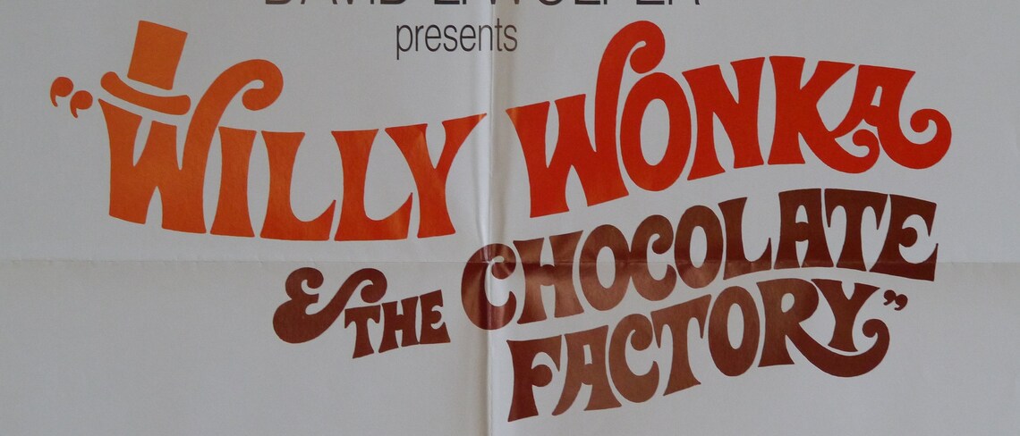 Willy Wonka and the Chocolate Factory-Rare Original Poster | Etsy