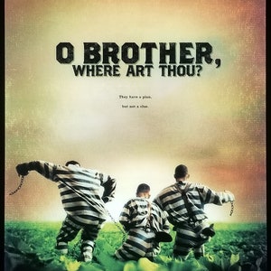 O Brother, Where Art Thou?-original Vintage Movie Poster of the Coen ...