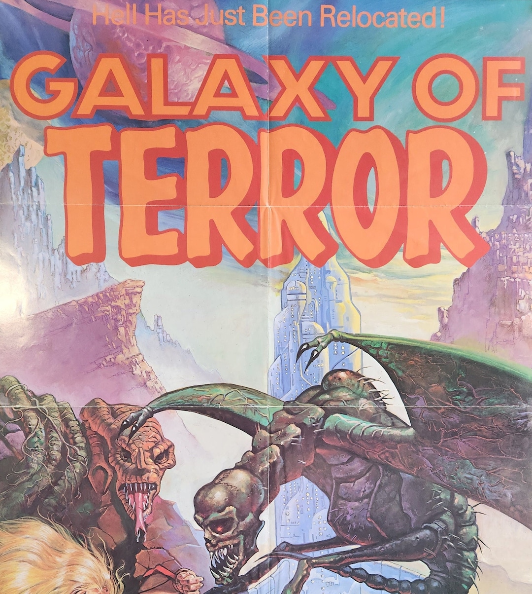 Galaxy of Terror-original Vintage Movie Poster of Roger Cormans Space ...