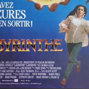 Labyrinth-an Original Vintage Movie Poster for Jim Hensons Beguiling ...