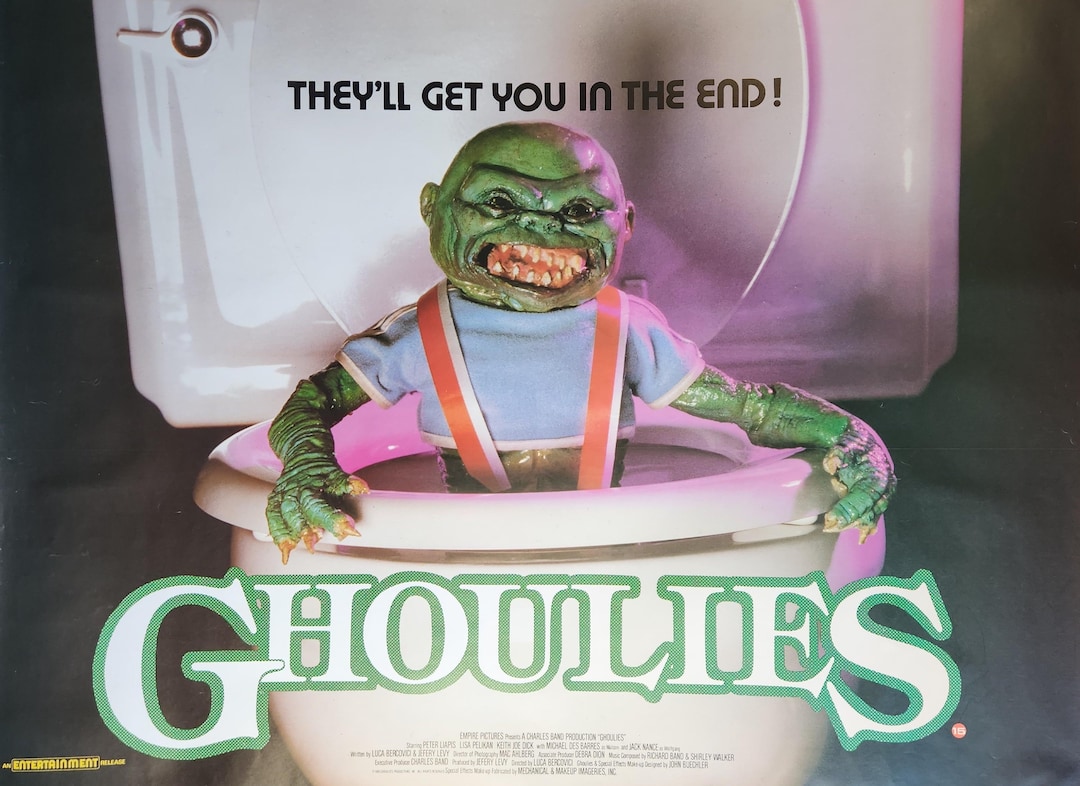 Ghoulies-original Vintage Movie Poster of Luca Bercovicis Ghoulish Tale ...