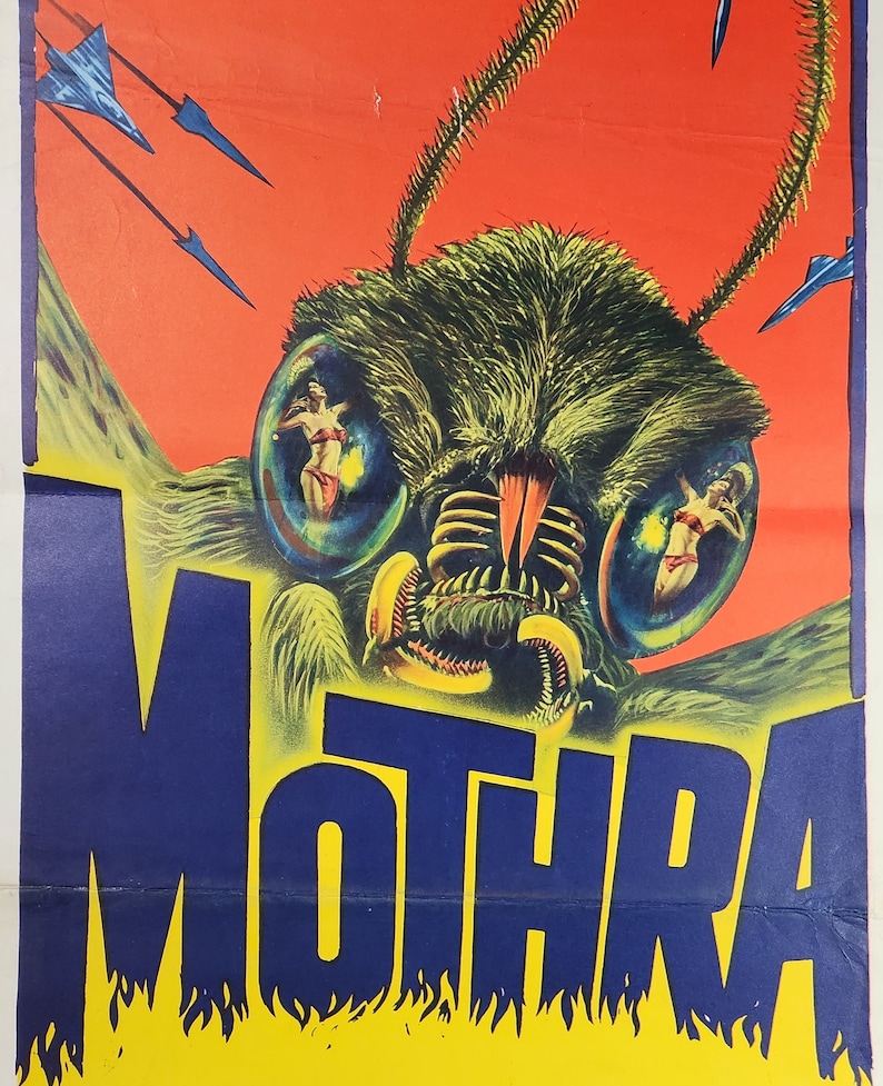 Mothra-an Original Vintage Movie Poster for the Ultimate Kaiju Epic ...
