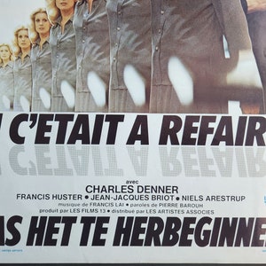 Second Chance-an Original Vintage Movie Poster for Claude Lelouch's ...