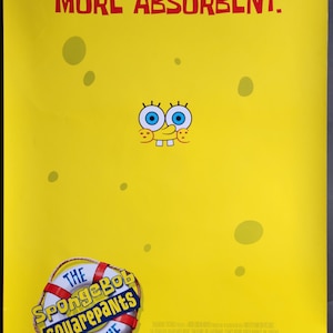 The Spongebob Squarepants Movie-original Vintage Movie Poster of ...