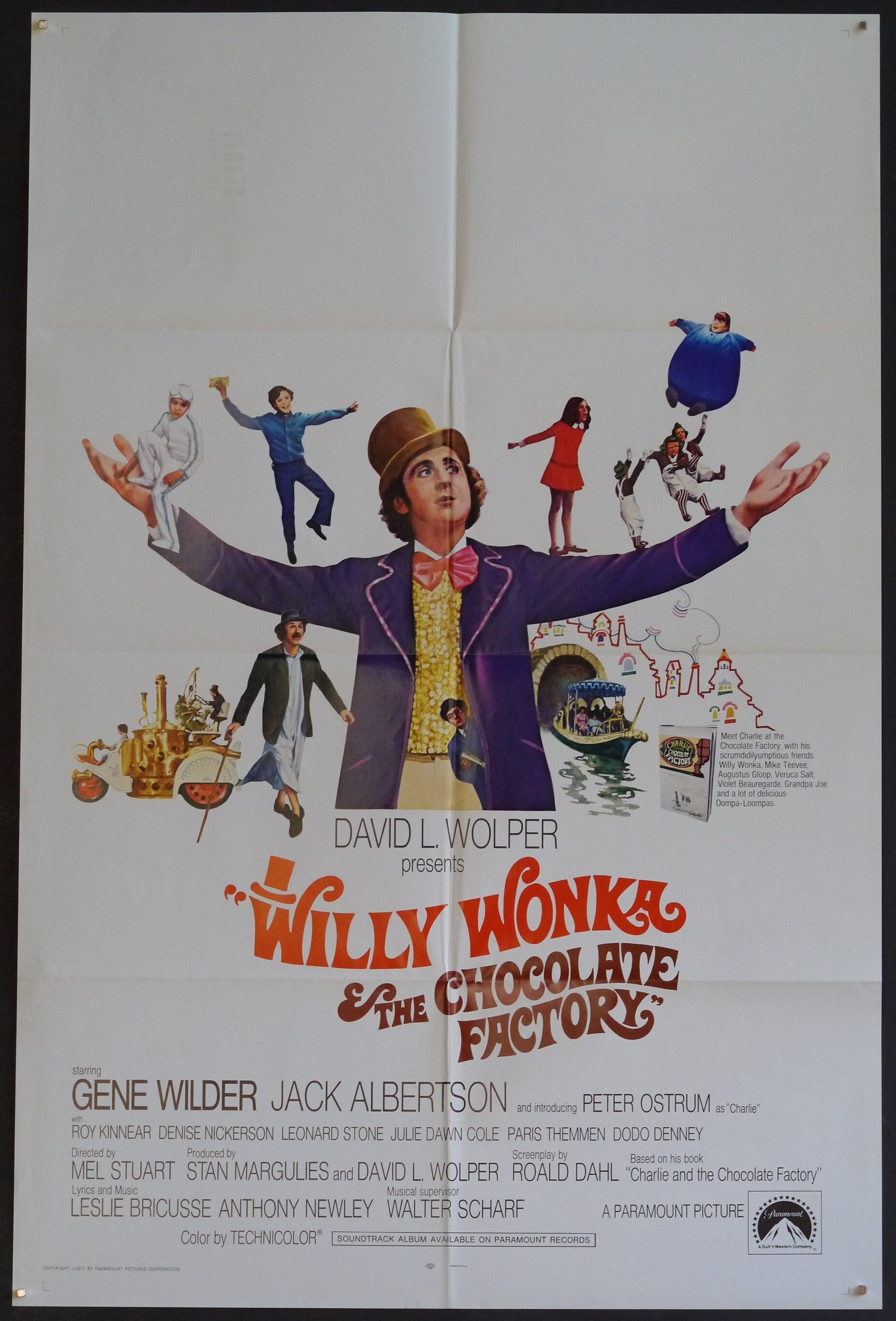Willy Wonka Und Die Schokoladenfabrik Poster Charlie Und Die
